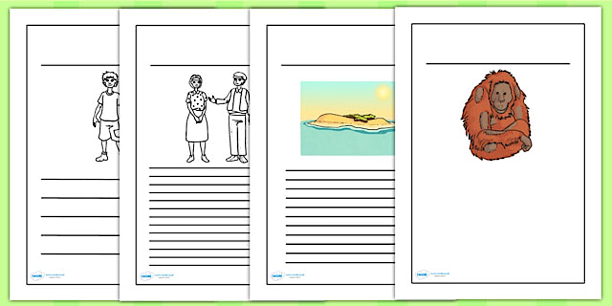 Kensuke's Kingdom Writing Frames (teacher made) - Twinkl