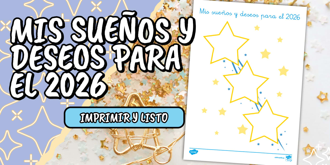 Ficha de actividad: Mis sueños y deseos para el nuevo año