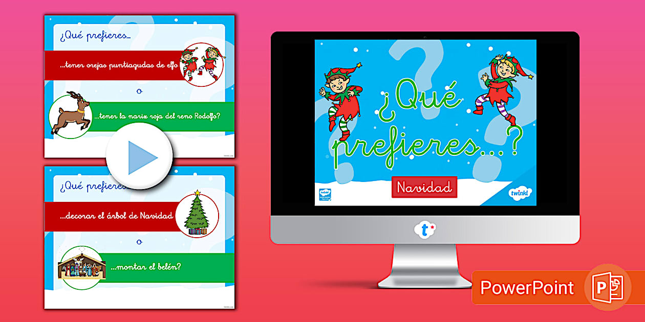 Juego: ¿Qué prefieres...? - Navidad (teacher made)