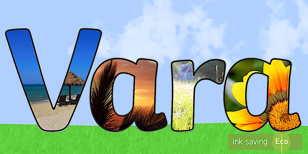 Vara Litere decupabile (teacher made) - Twinkl