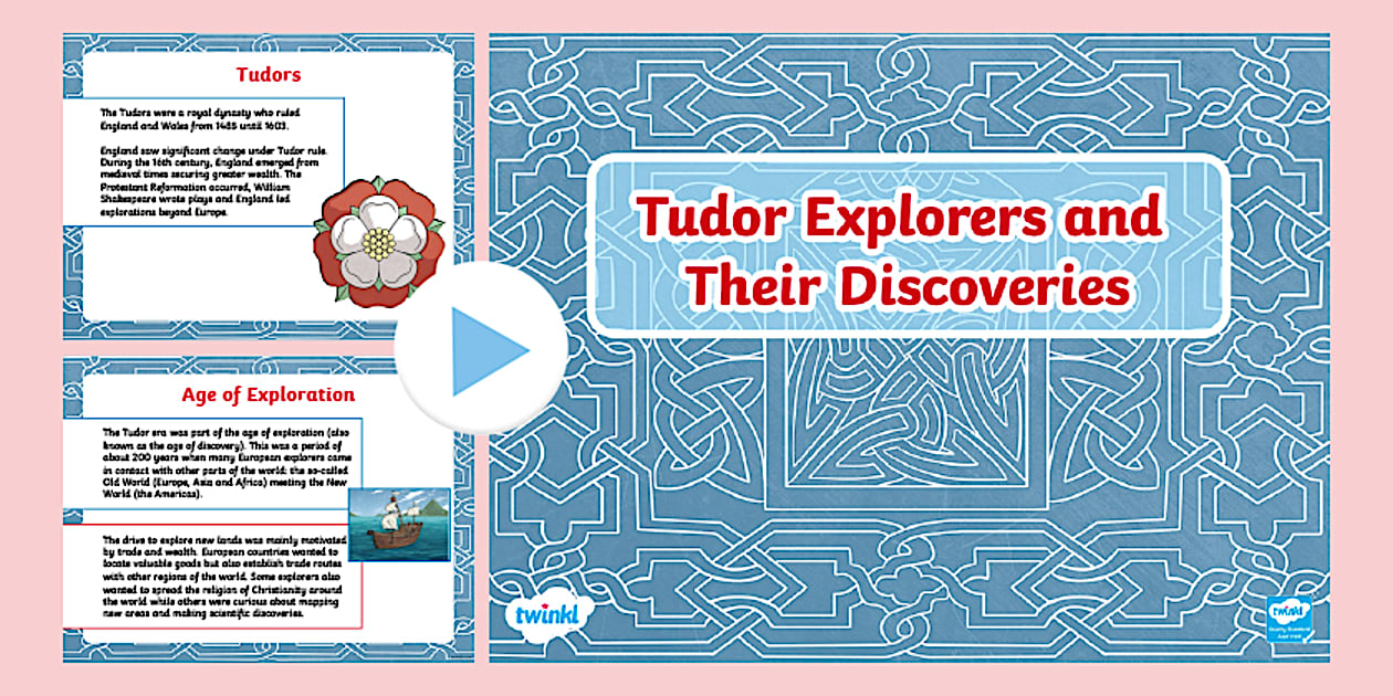 KS2 Tudor Explorers and Their Discoveries PowerPoint