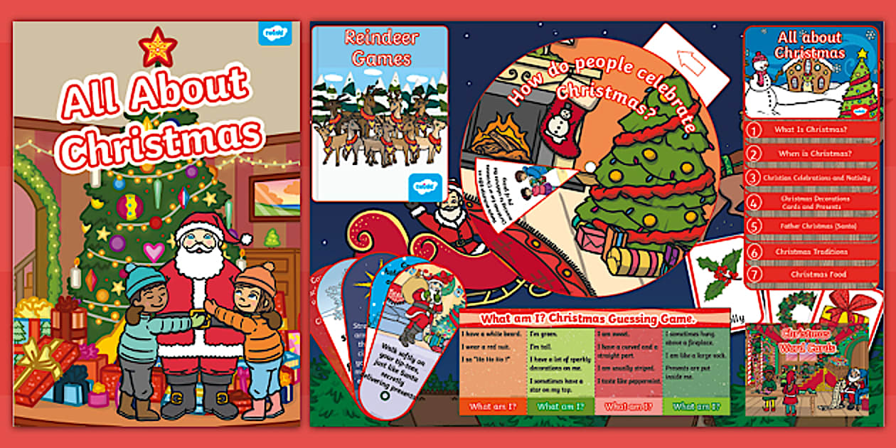 All About Christmas Lapbook (Teacher-Made) - Twinkl