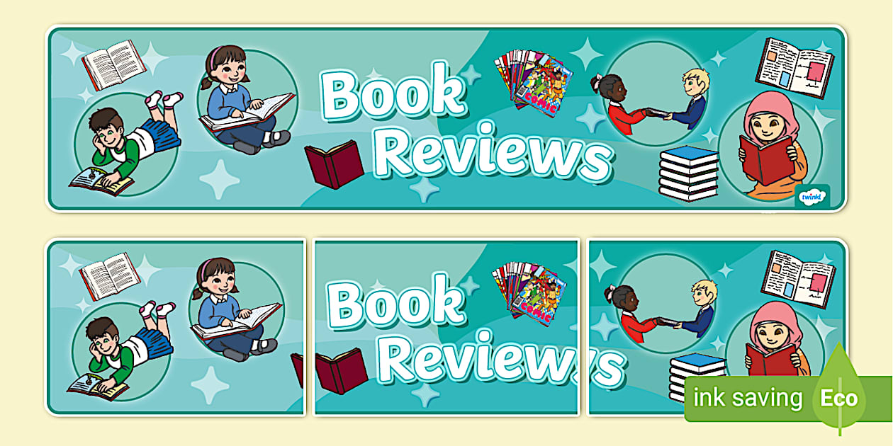 Book Reviews Display Banner (teacher made) - Twinkl