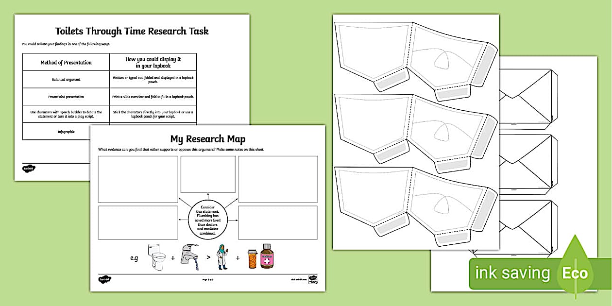 Toilets Through Time Research Task (teacher made) - Twinkl