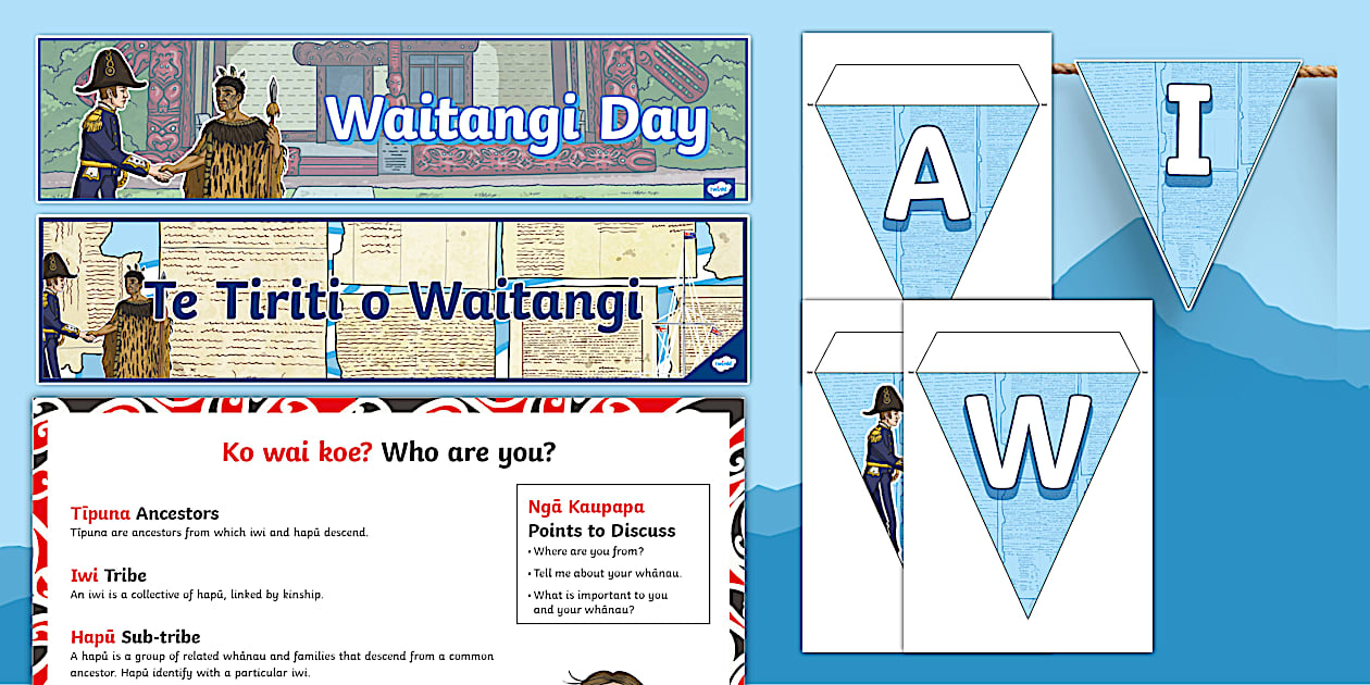 Waitangi Day Display Pack -Teaching Resources / Decorations