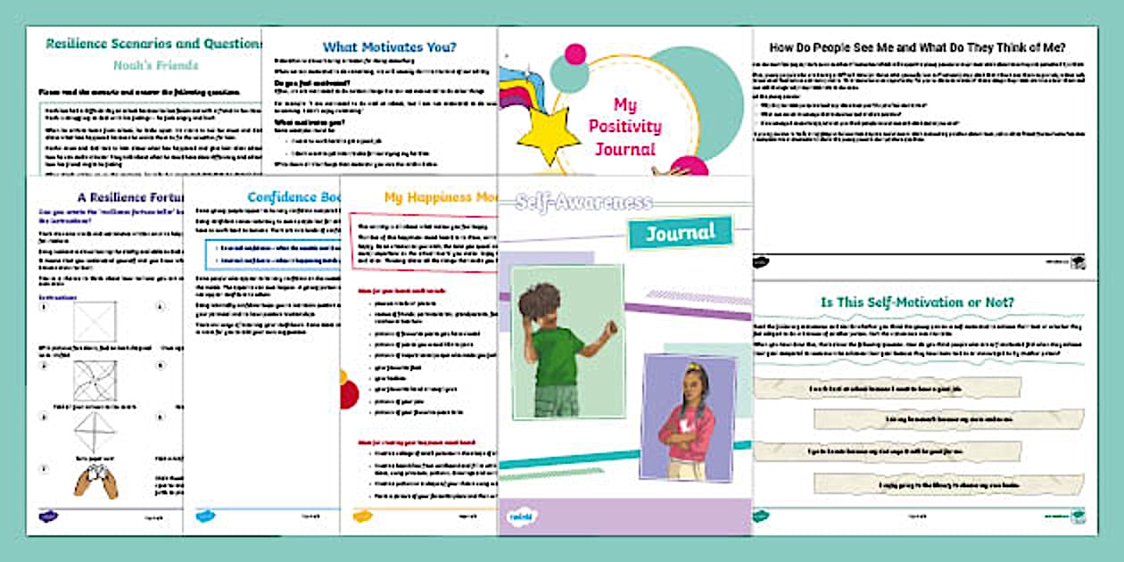 YL: Positive Mindset, Self Awareness and Perseverance Pack