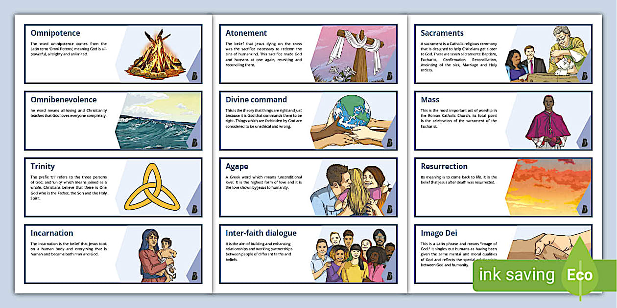Key Concepts Catholicism (teacher made) - Twinkl
