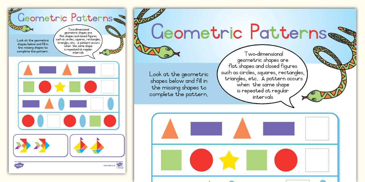 Grade 3 Completing Geometric Patterns (professor feito)