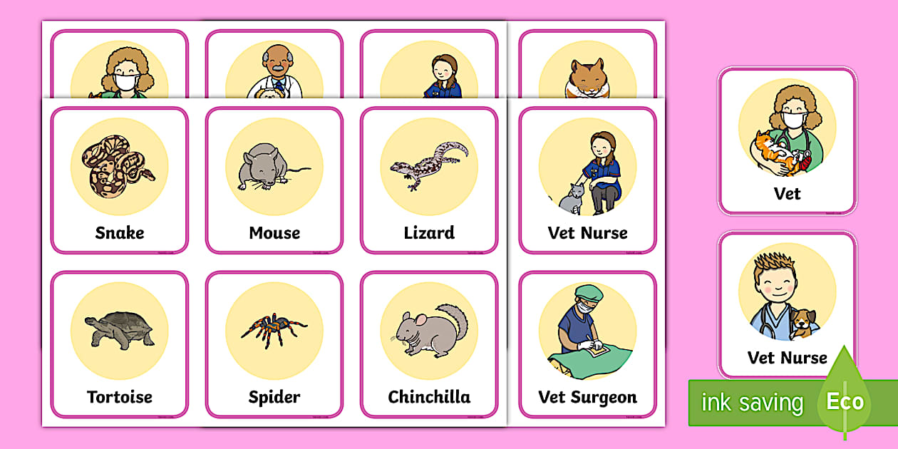 The Vets Aistear Role-Play Badges (teacher made) - Twinkl