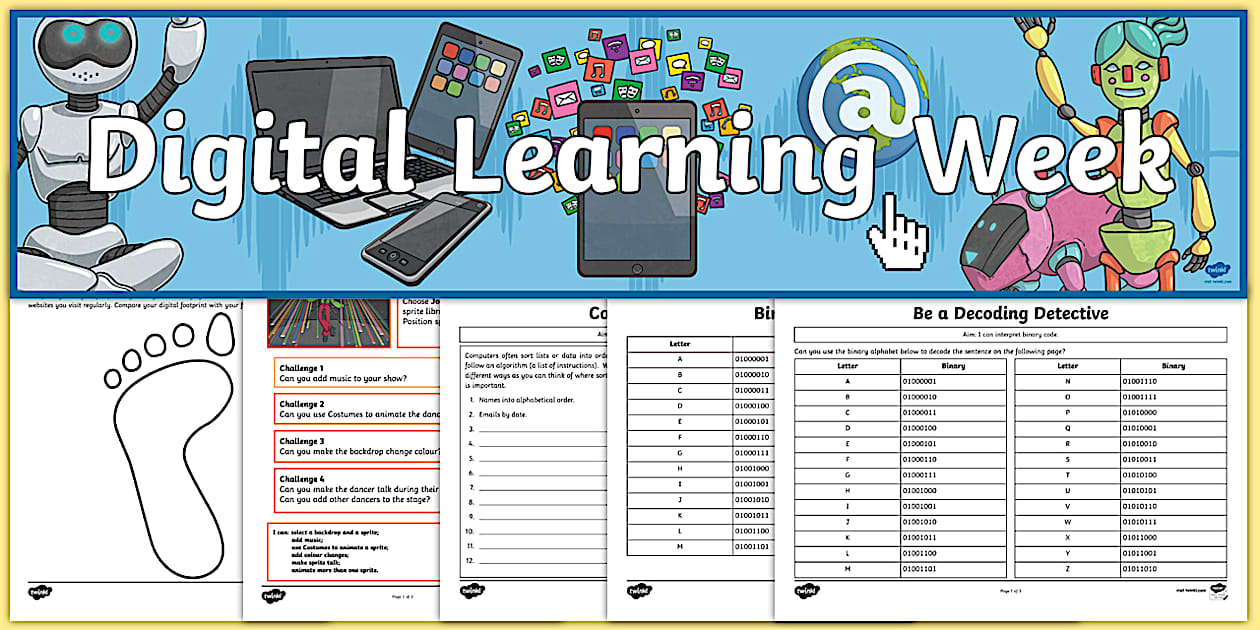 Digital Learning Week Second Level Resource Pack - Twinkl