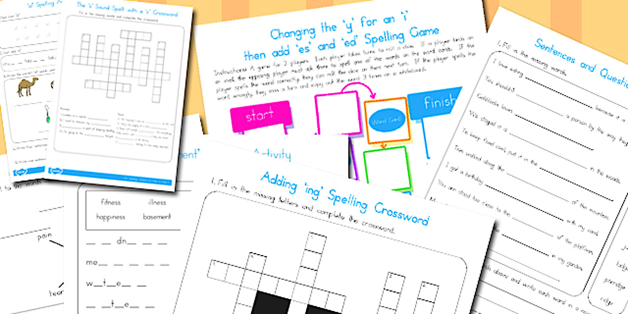 Year 2 Spelling Activities Resource Pack