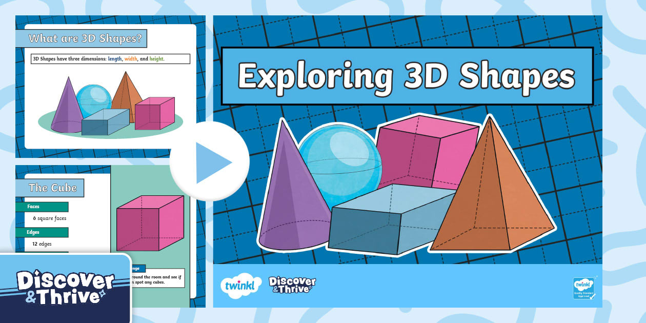 Exploring 3D Shapes and Their Properties/ 3rd Class - Twinkl