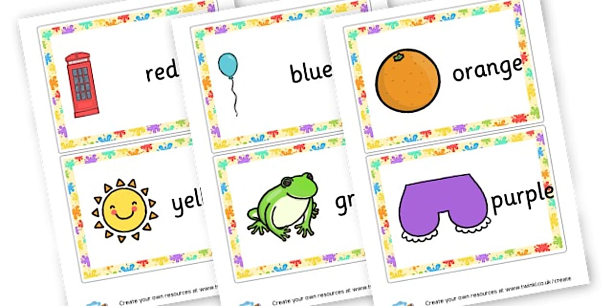 Colour Posters (teacher made) - Twinkl