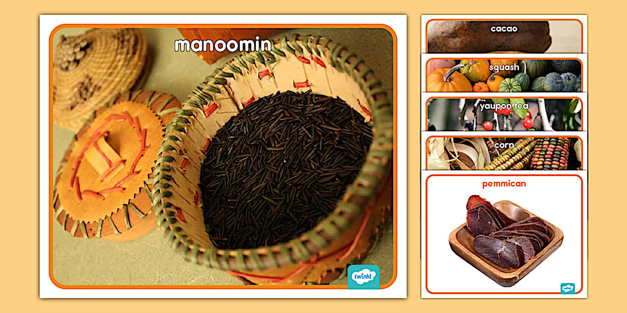 Native American Foods | Indigenous Peoples Day | Twinkl USA