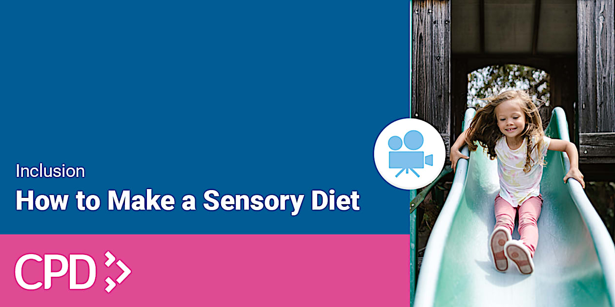 How to Make a Sensory Diet Inclusion CPD Video - Twinkl