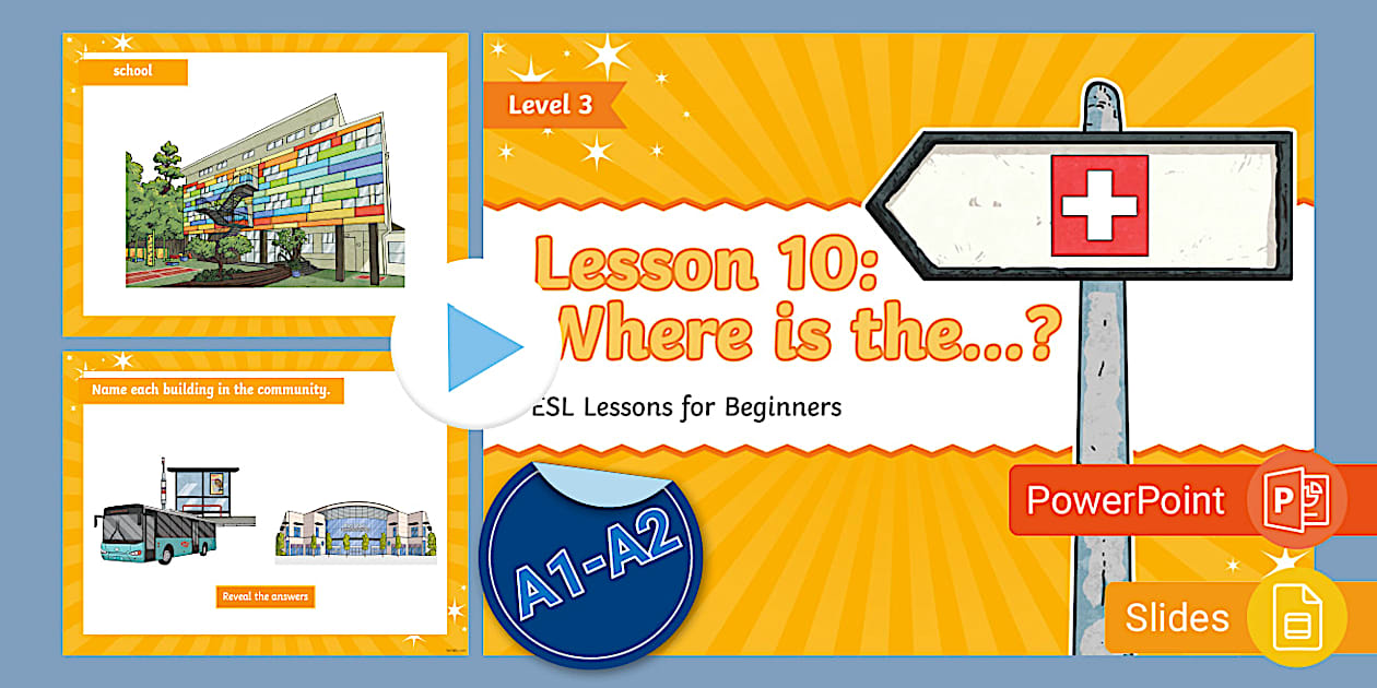 ESL Curriculum Level 3, Lesson 10 (teacher made) - Twinkl