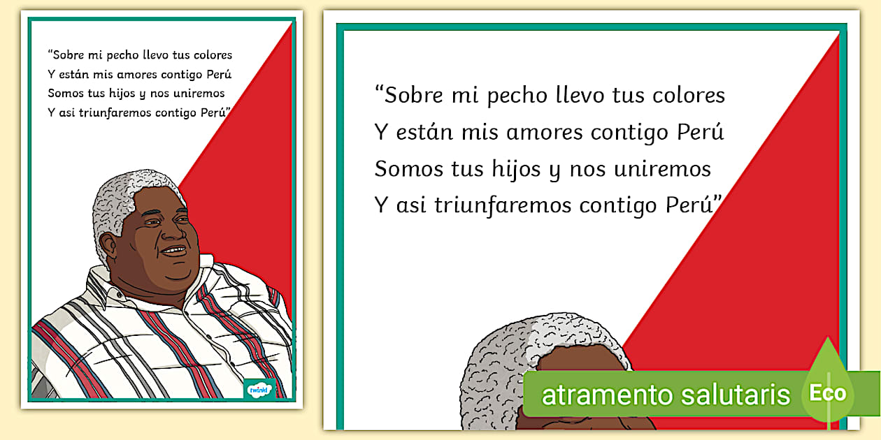 Afiche: Contigo Perú - Día de la Canción Criolla - Twinkl