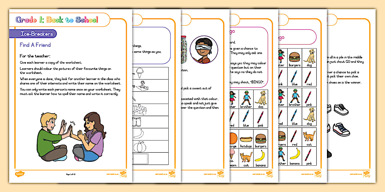Back to School Grade 1 Pack (Teacher-Made) - Twinkl