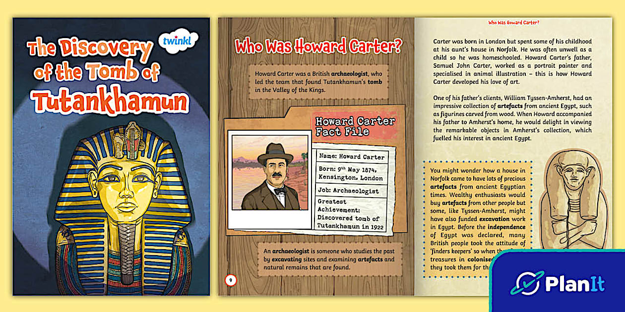 Year 5 The Discovery of the Tomb of Tutankhamun: eBook