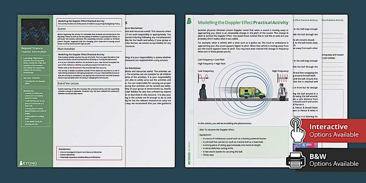 Doppler Effect Questions I Resource I Twinkl ZA - Twinkl