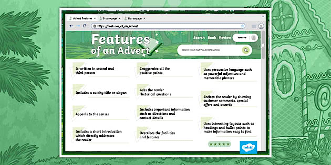 Features of an Advert Display Poster (teacher made) - Twinkl
