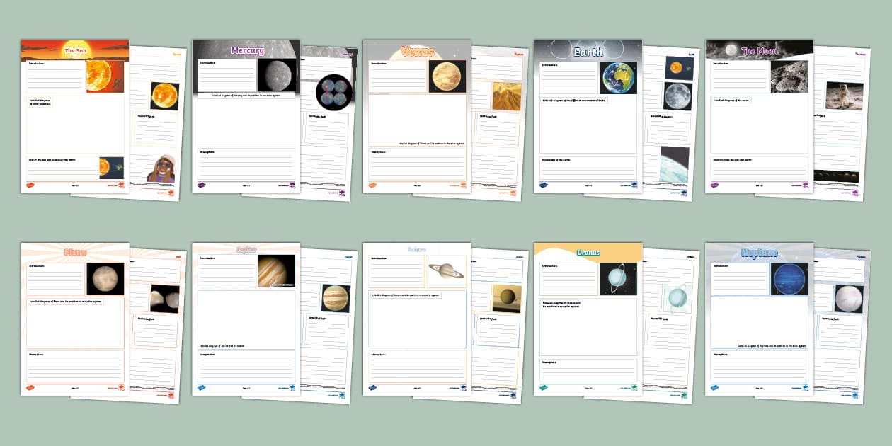 Our Solar System Non-Chronological Report Pack
