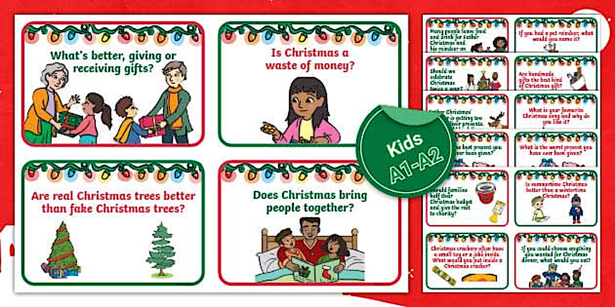 Christmas ESL Questions | ESL Christmas Conversations