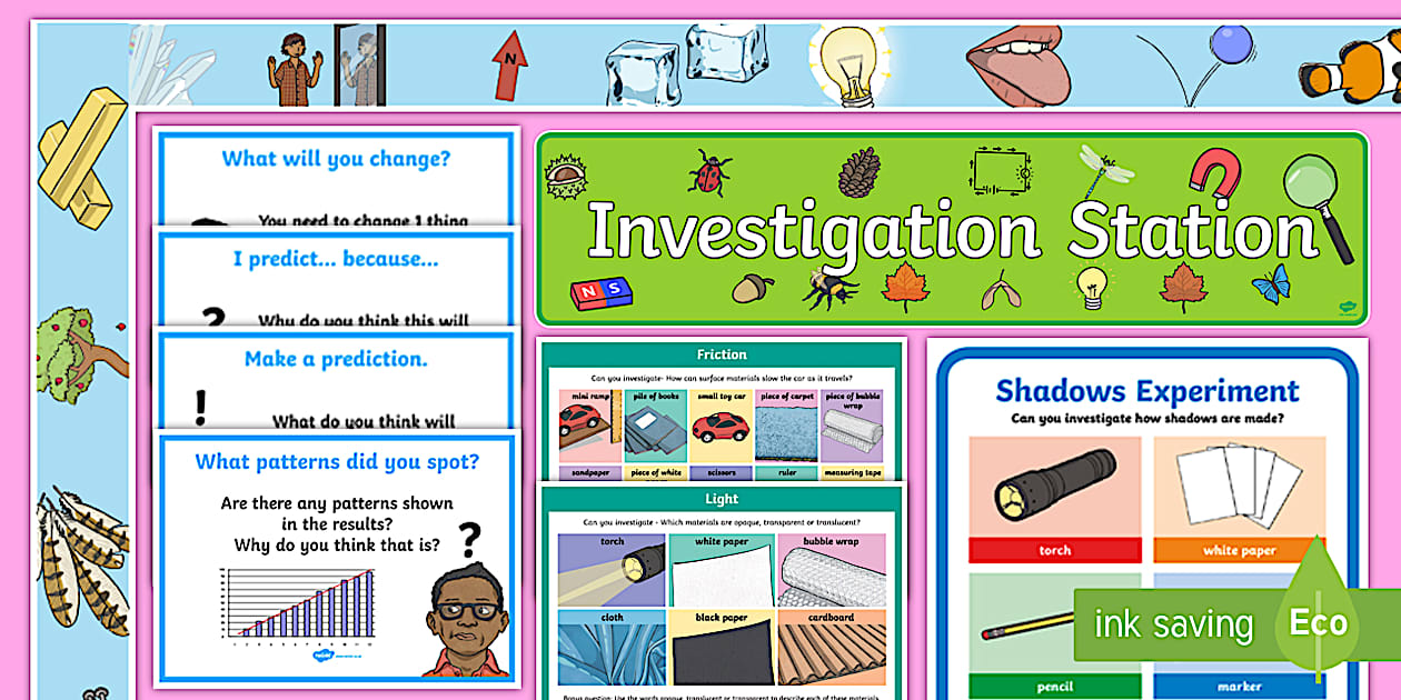 KS2 Investigation Station Display Pack (Teacher-Made)