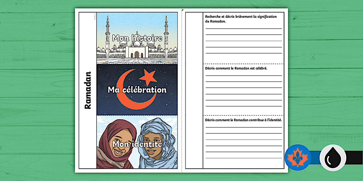 Ramadan Flapbook French (teacher made) - Twinkl
