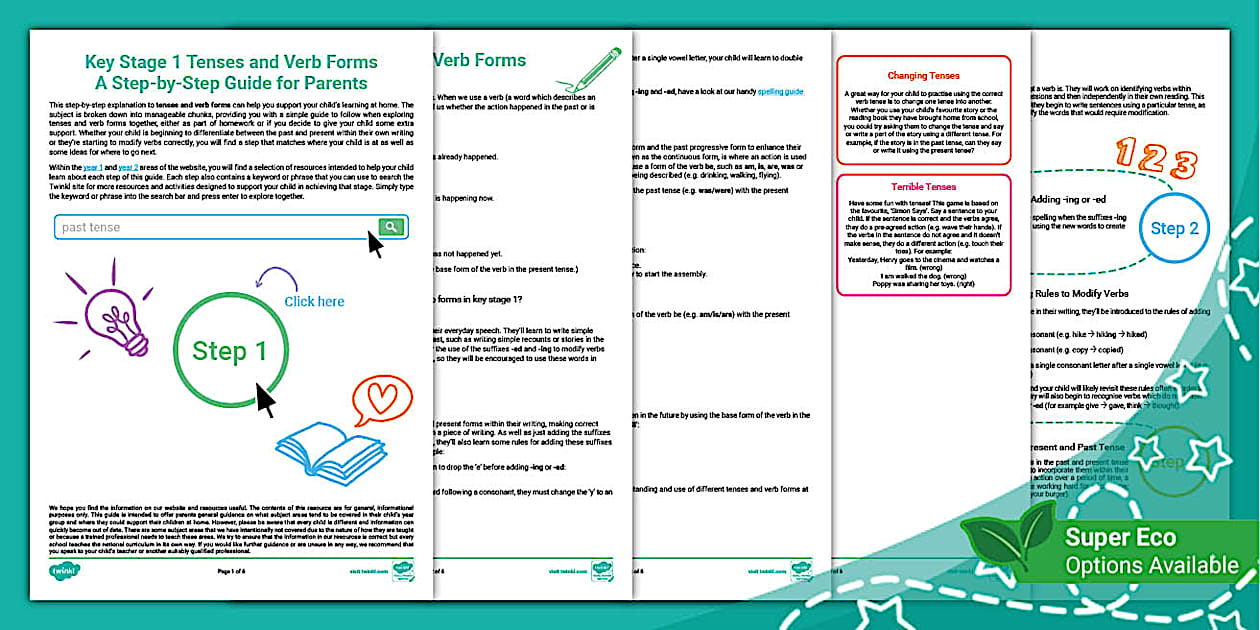 Year 1 Past and Present Tense: A Step-by-Step Guide for Parents