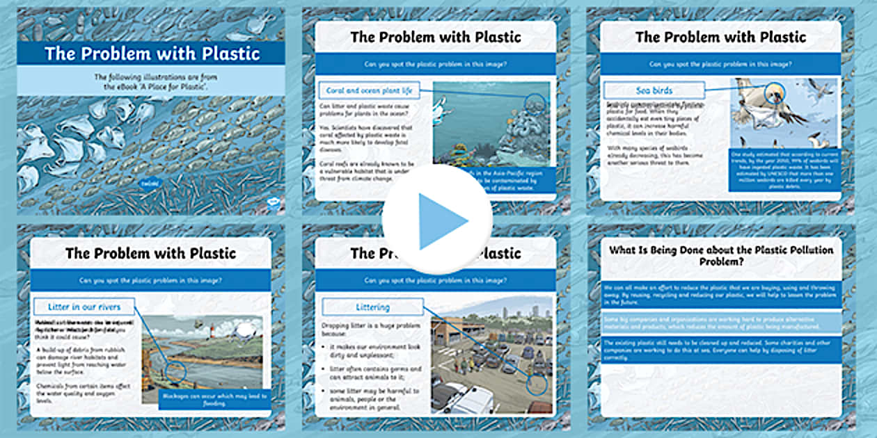 KS2 Plastic Ocean Pollution Discussion PowerPoint | Twinkl