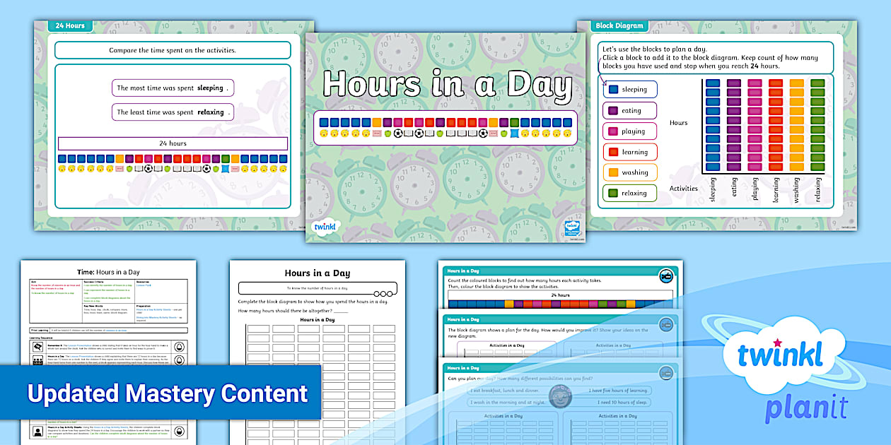 👉 Y2 Hours and Days PlanIt Maths Lesson 8 - Twinkl