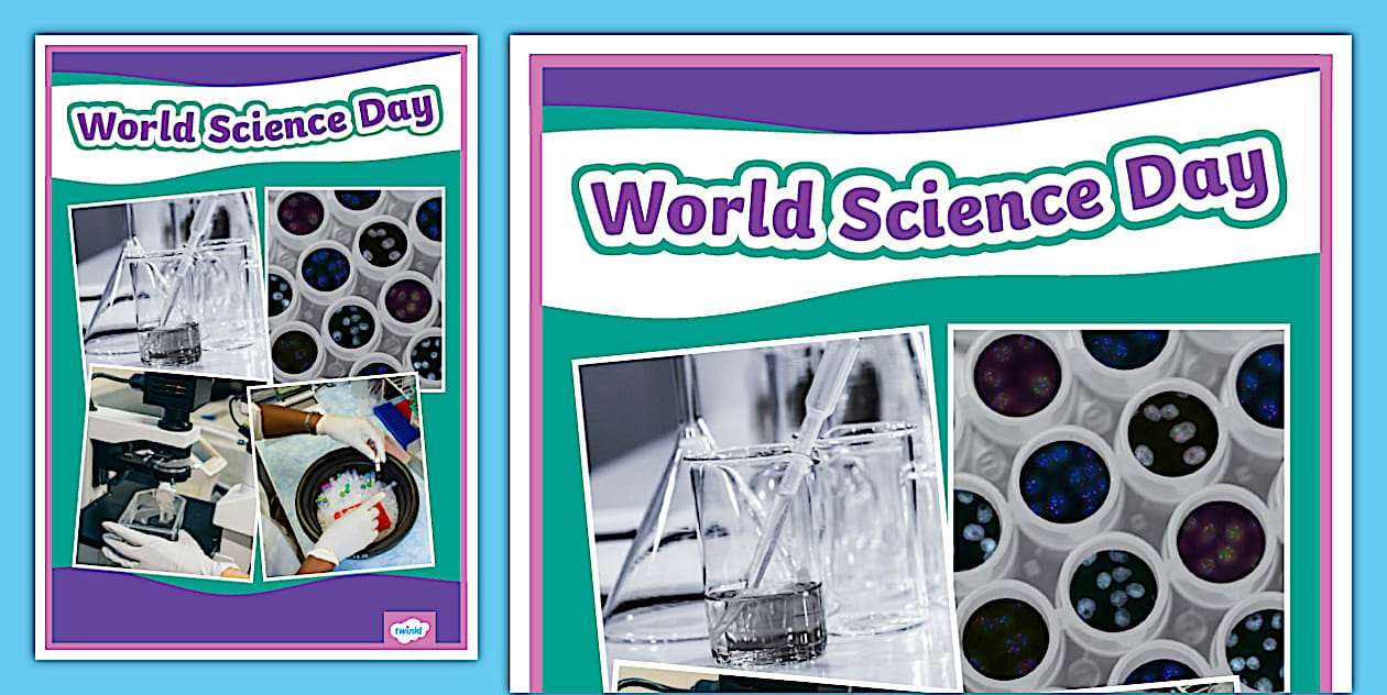 World Science Day Photo Display Poster (Teacher-Made)