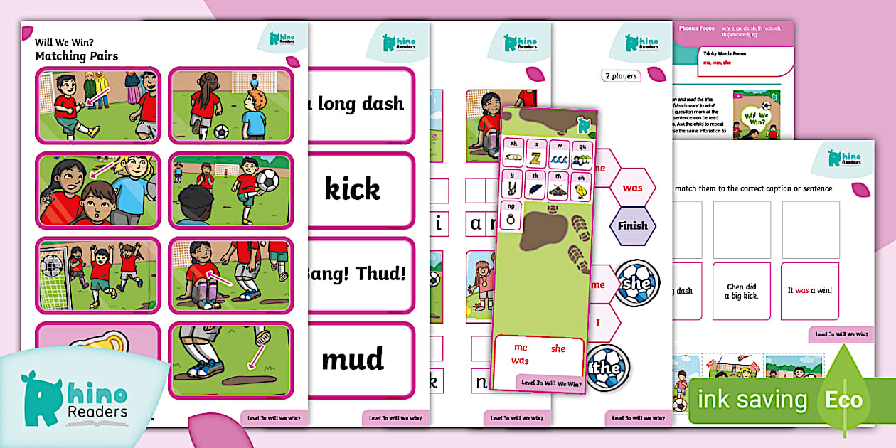 3a Will We Win?: Resource Pack - Twinkl Rhino Readers