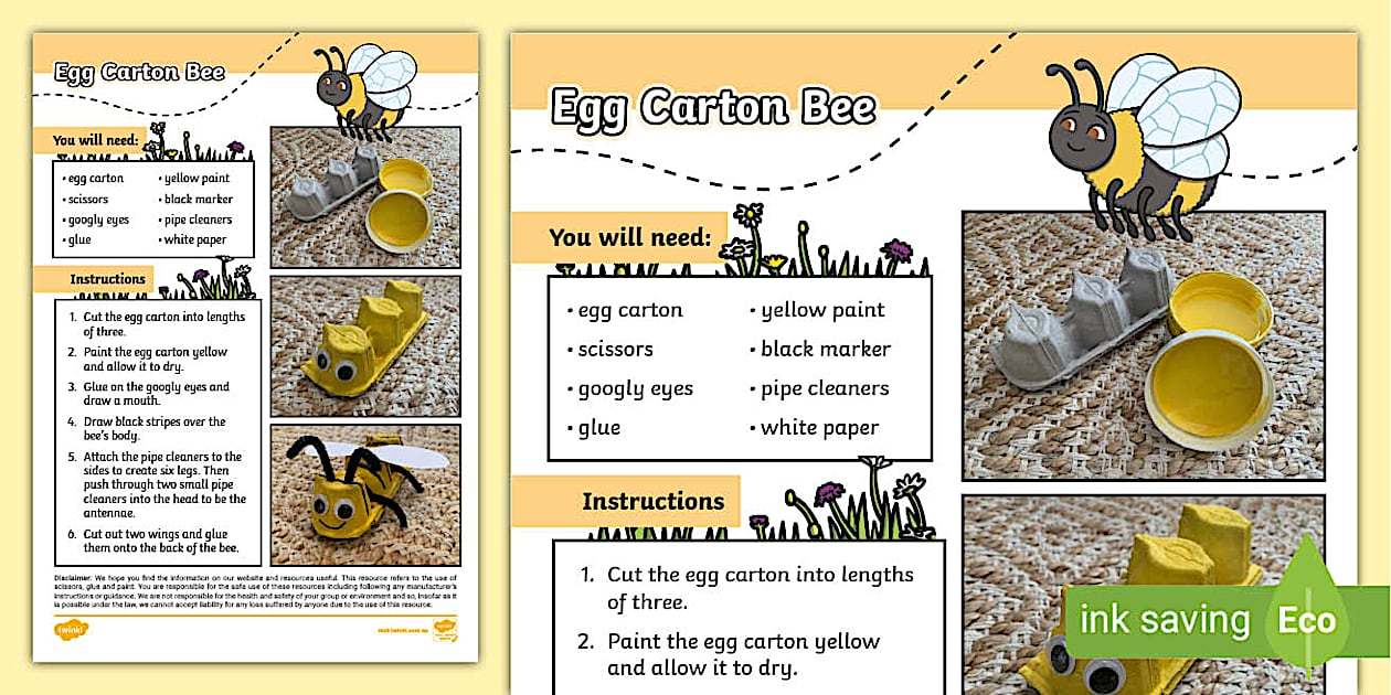 Bee Craft Activity | Primary Resource | Twinkl