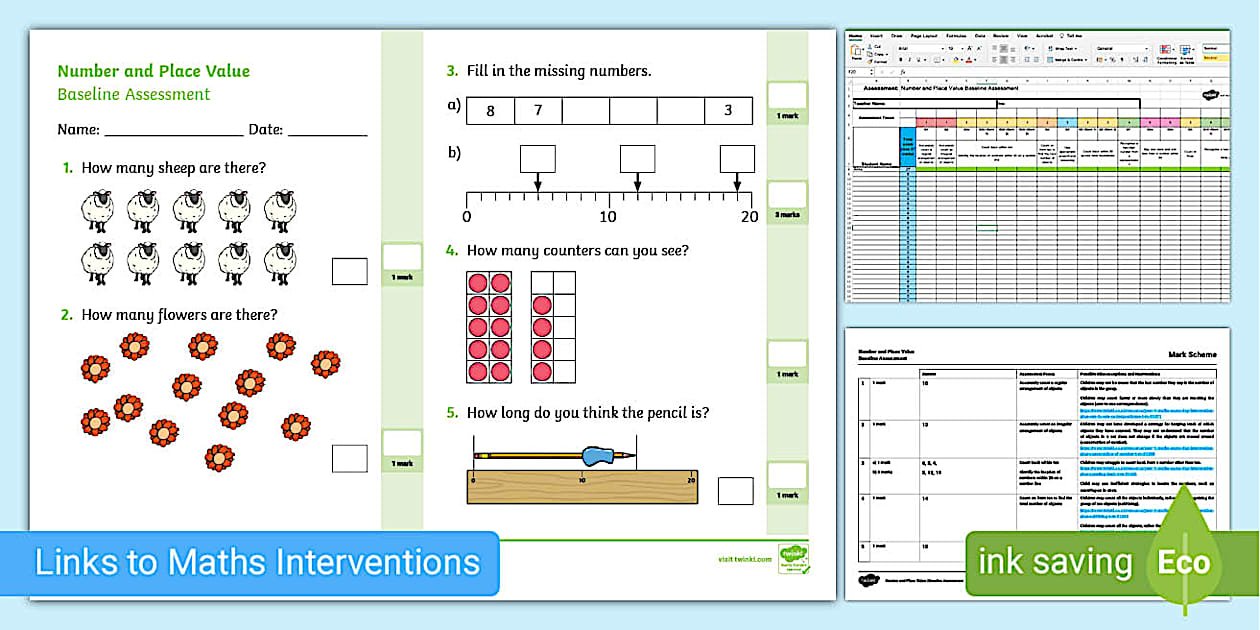 👉 Year 2 Number and Place Value Baseline Assessment