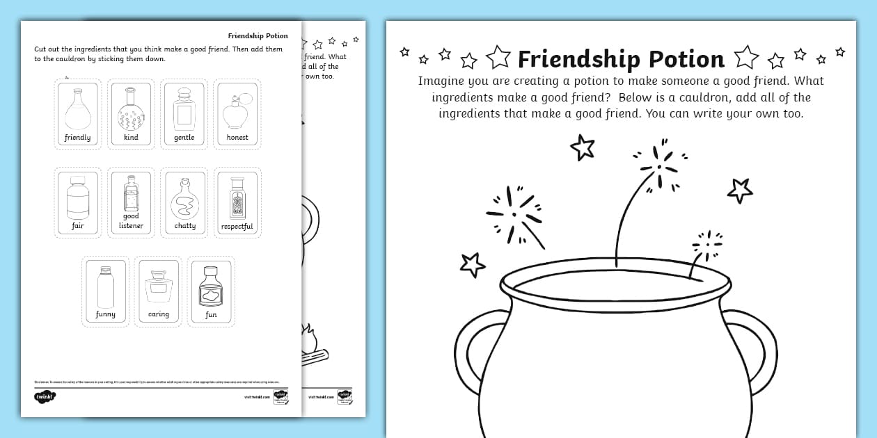 Friendship Potion Activity