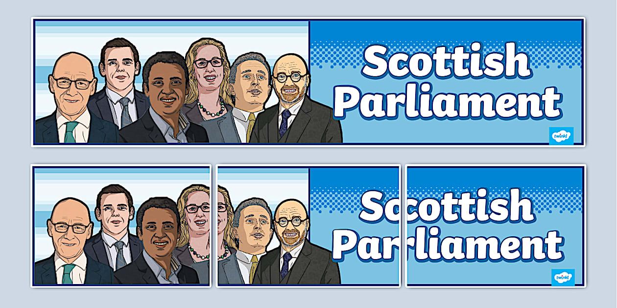 Scottish Parliament Elections Display Banner - Twinkl