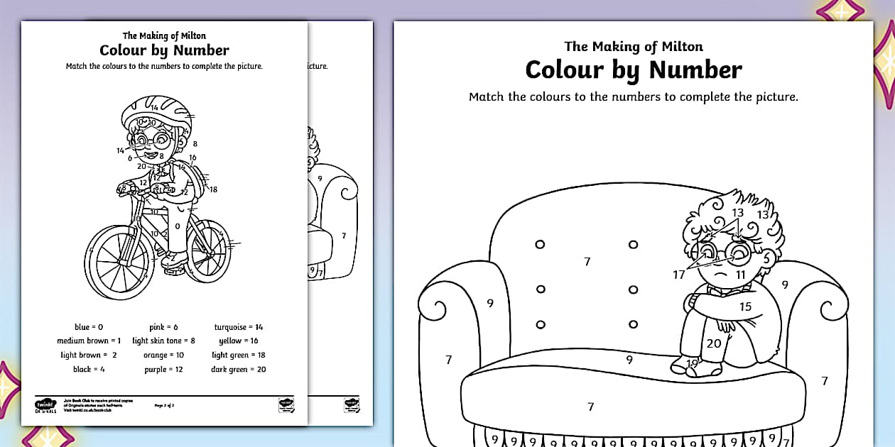 The Making of Milton Color by Number (Teacher-Made) - Twinkl