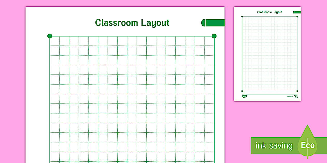 Editable Teacher Planner Classroom Layout Overview - Twinkl