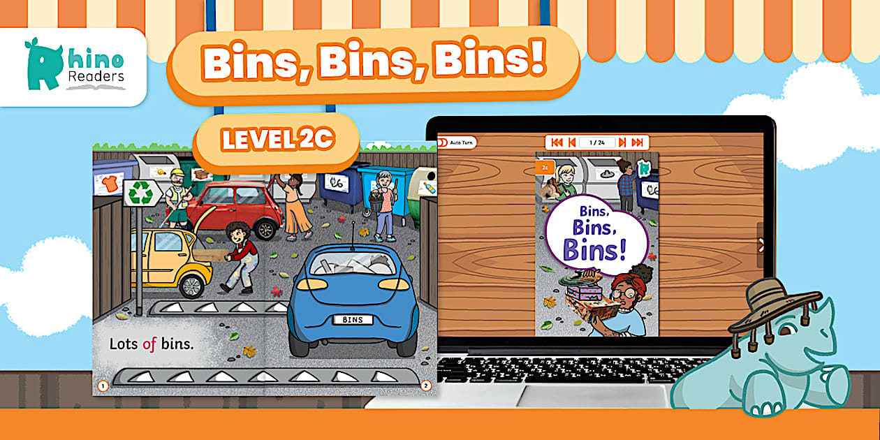 Level 2c Decodable Readers: Bins, Bins, Bins!
