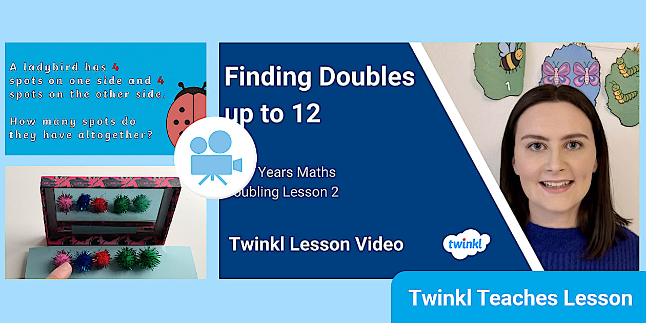 👉 Early Years (Ages 3-5) Maths: Doubling Video Lesson 2
