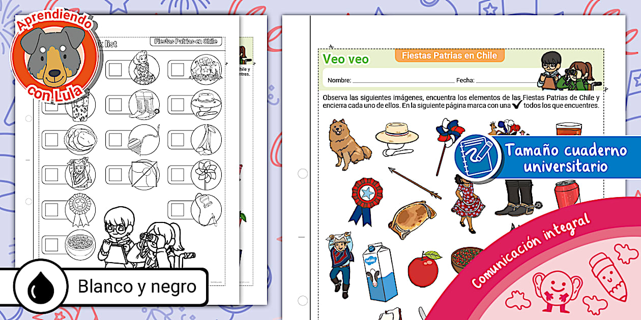 Veo veo | Preescolar | Fiestas Patrias | Juego
