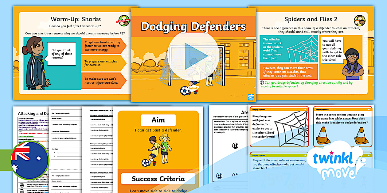 Year 1 Attacking and Defending Lesson 5: Dodging Defenders