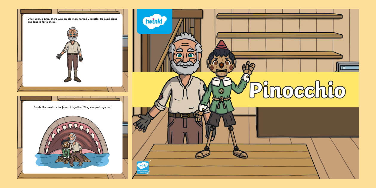 Pinocchio Story PowerPoint | Teaching Resources