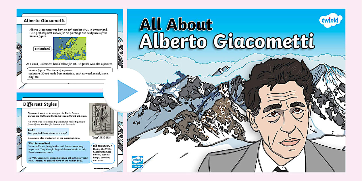 KS1 All About Alberto Giacometti PowerPoint (teacher made)