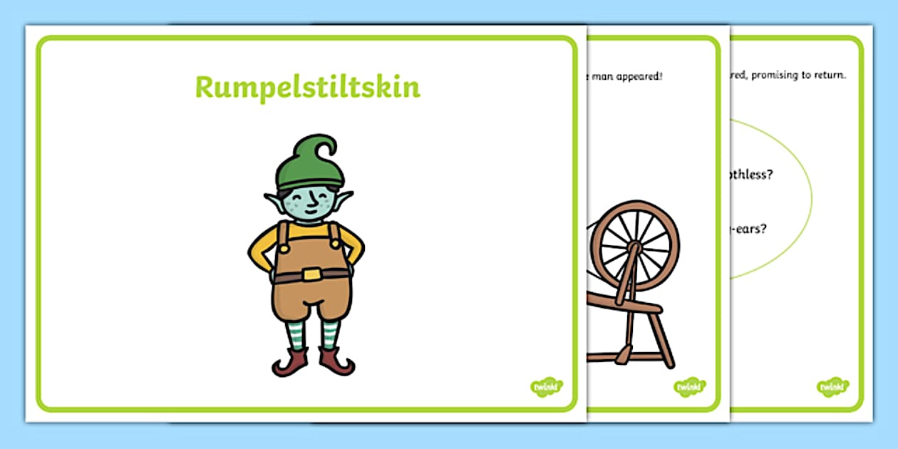 Rumpelstiltskin Story Sequencing (A4) - Twinkl