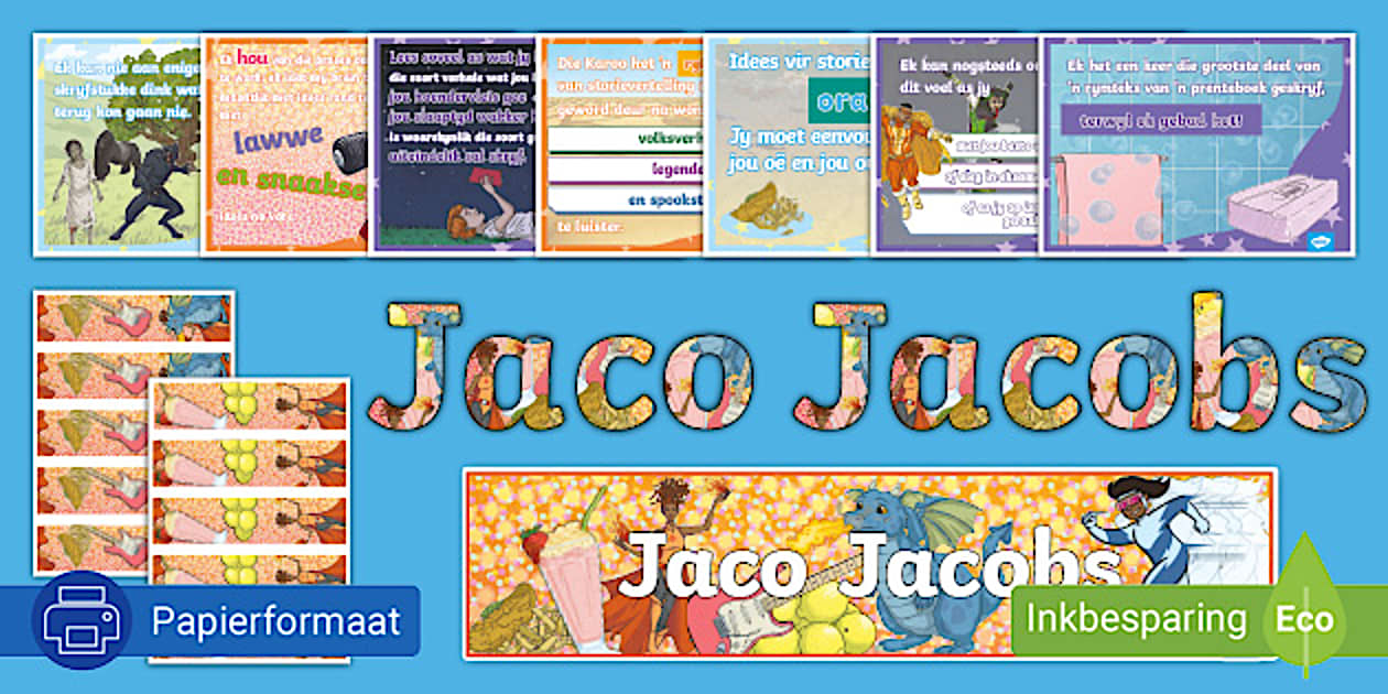 FREE! - Jaco Jacobs Klaskamer Vertoning (teacher made)