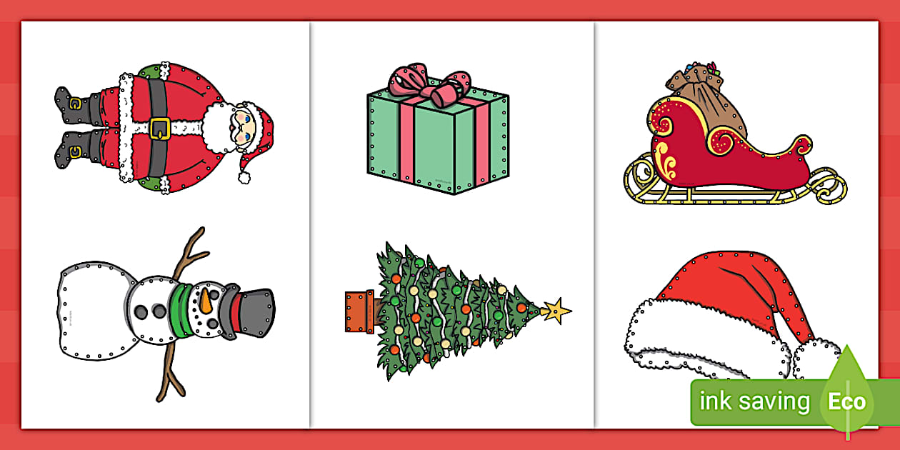 Christmas Threading Cut-Outs | Twinkl Crafts - Twinkl