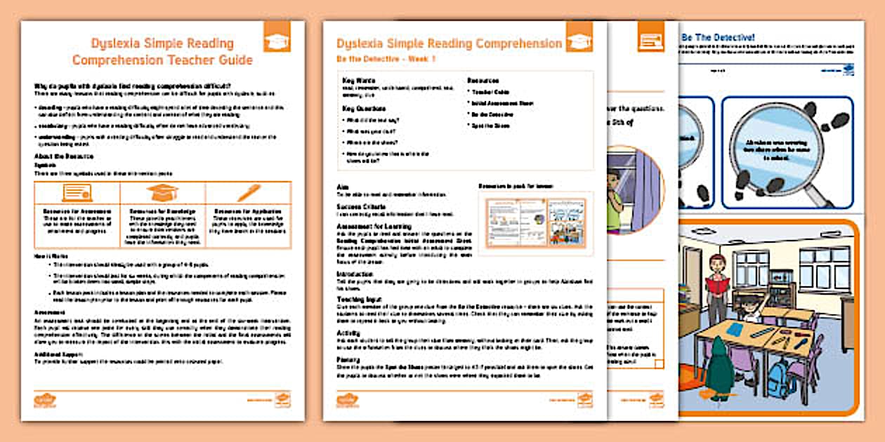 Pack One - Dyslexia Reading Comprehension Packs | Twinkl